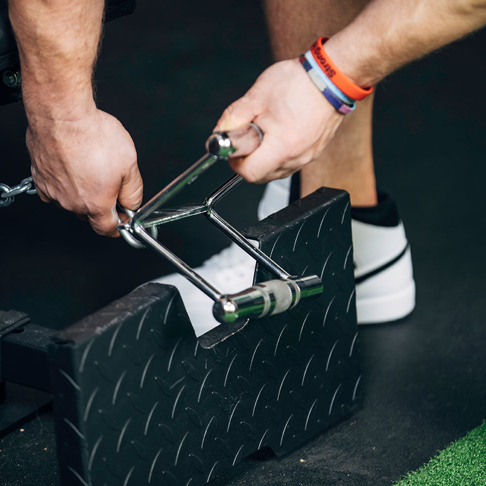 Double D-Handle Cable Machine Attachment | Titan Fitness