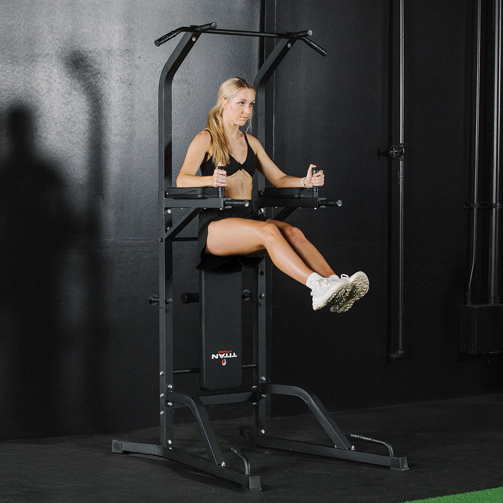 Power Tower With Bench – Titan Fitness
