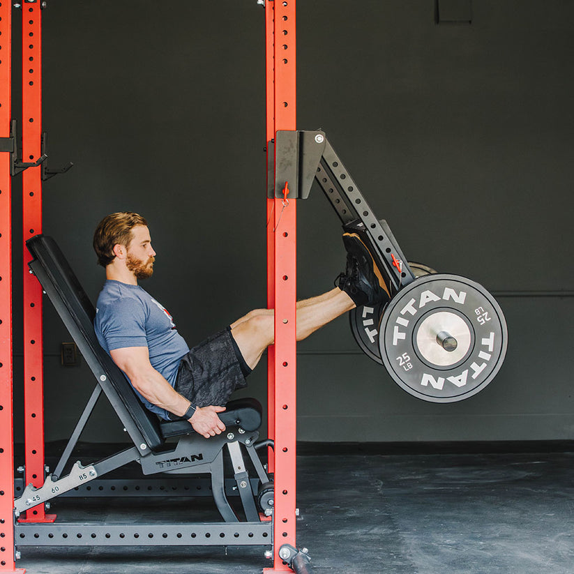 Lever Arm Power Rack Leg Press Attachment | Titan Fitness