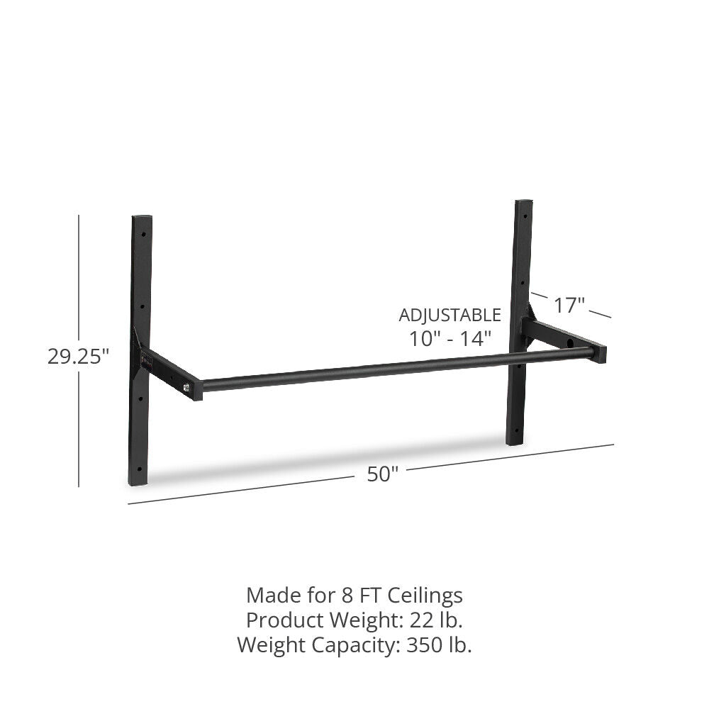 Small Adjustable Ceiling Wall-Mount Pull-Up Bar – Titan Fitness