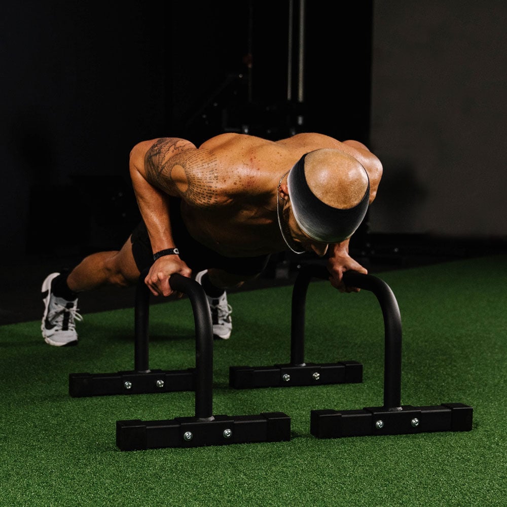 Scratch and Dent, Steel Parallette Set | Titan Fitness