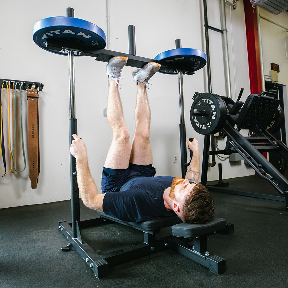 Inverted Vertical Leg Press Machine | Titan Fitness
