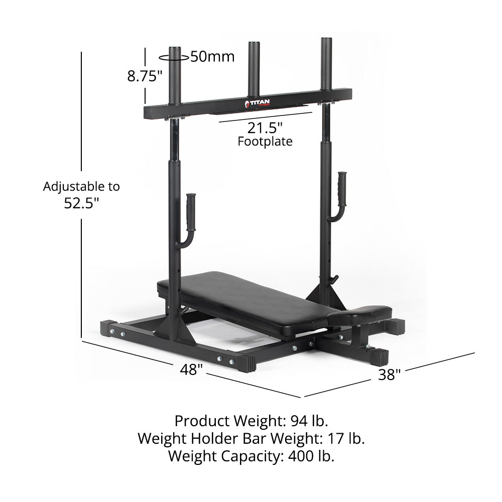 Inverted Vertical Leg Press Machine | Titan Fitness