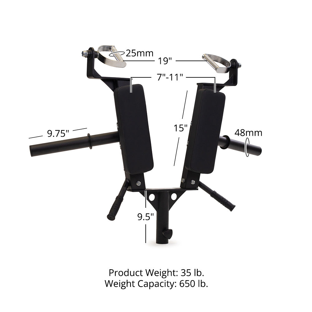 Linebacker Squat Landmine Attachment | Titan Fitness