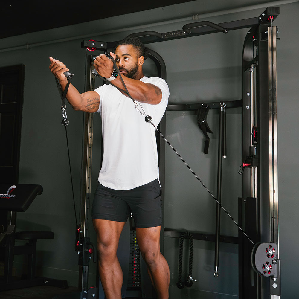 Functional Trainer Cable Machine | Titan Fitness