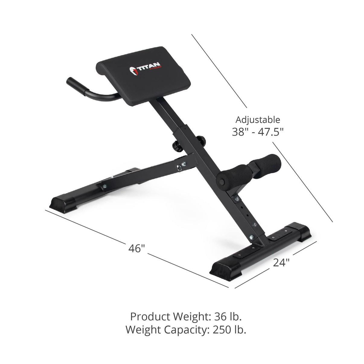 Roman Chair / Hyperextension | Titan Fitness