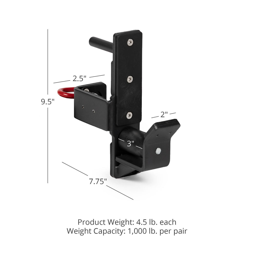 Scratch and Dent, T-3 Series Roller J-Hooks | Pair | Titan Fitness