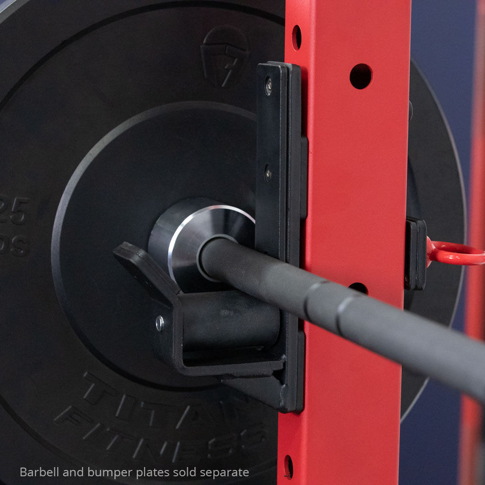 Scratch and Dent, T-3 Series Roller J-Hooks | Pair | Titan Fitness