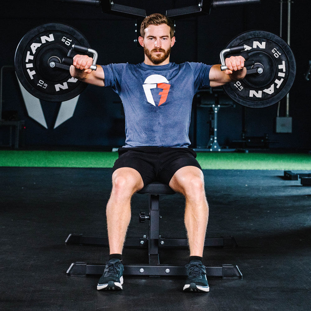 Plate-Loaded Shoulder Press & Raise Machine | Titan Fitness