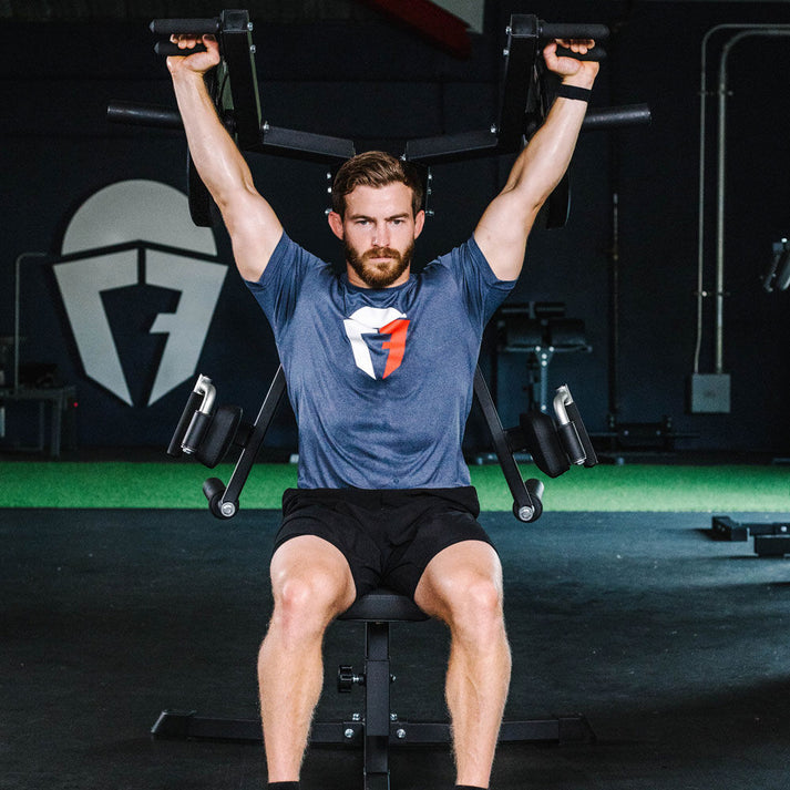 Plate-Loaded Shoulder Press & Raise Machine | Titan Fitness