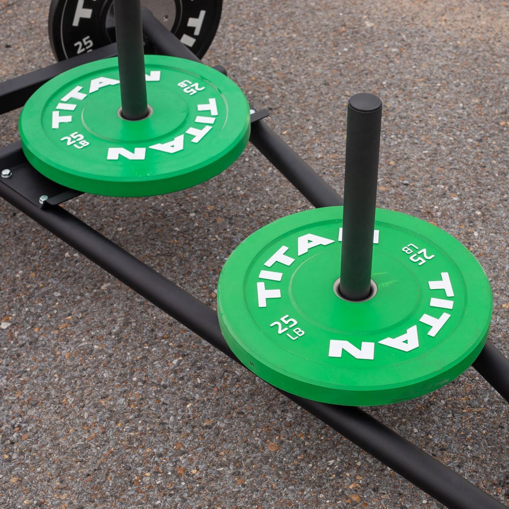 Plate Loaded Weighted Wheelbarrow – Titan Fitness