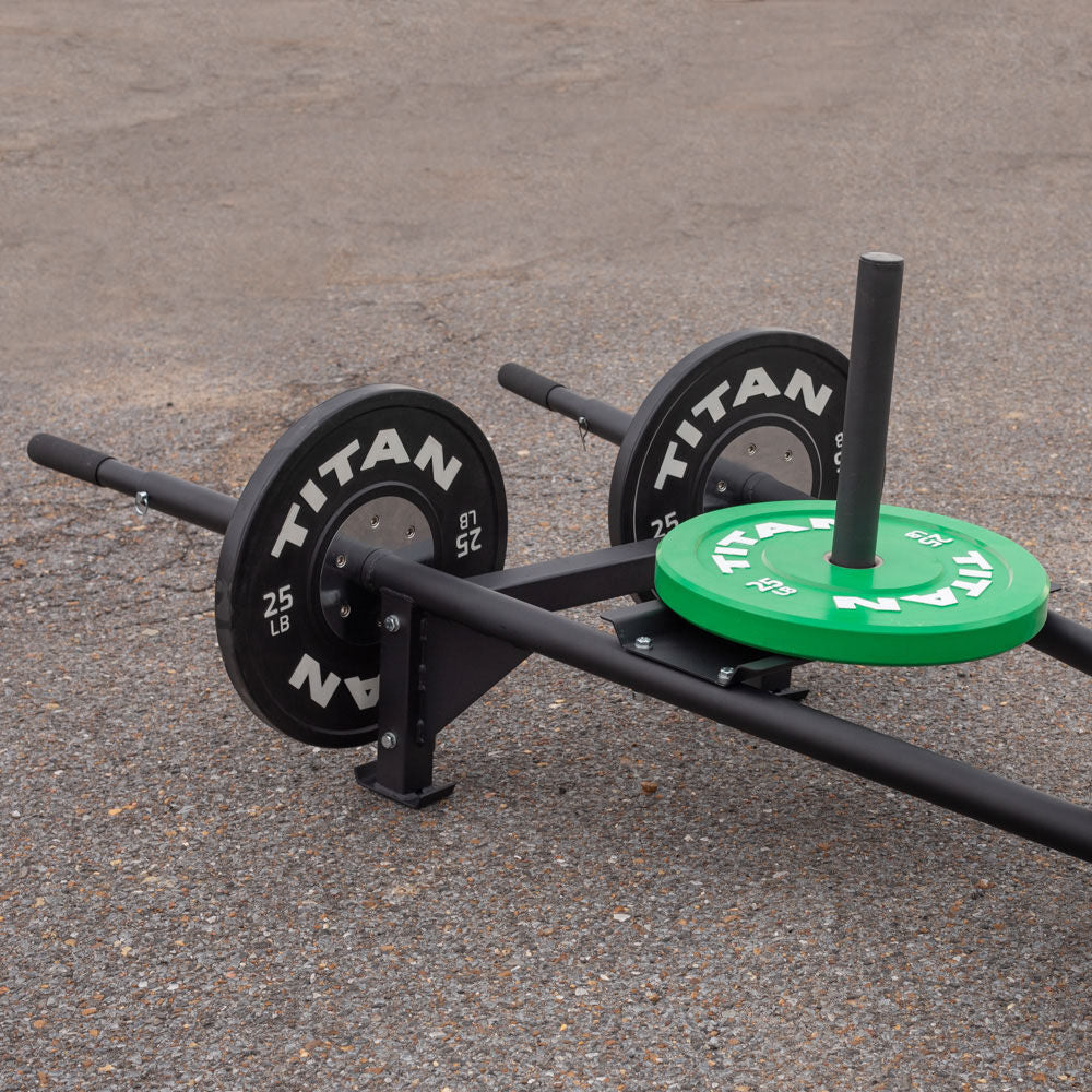 Plate Loaded Weighted Wheelbarrow – Titan Fitness