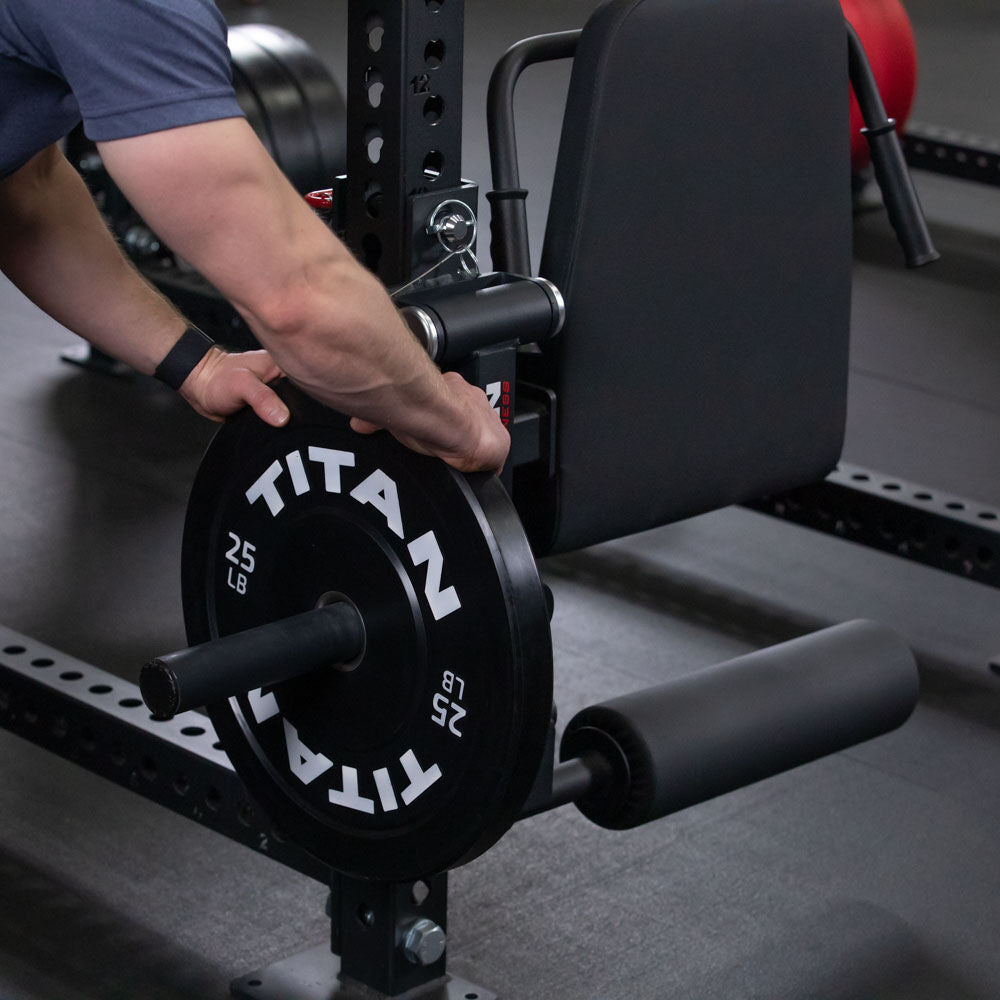 TITAN Series Rack Mounted Leg Curl and Extensions Attachment | Titan ...