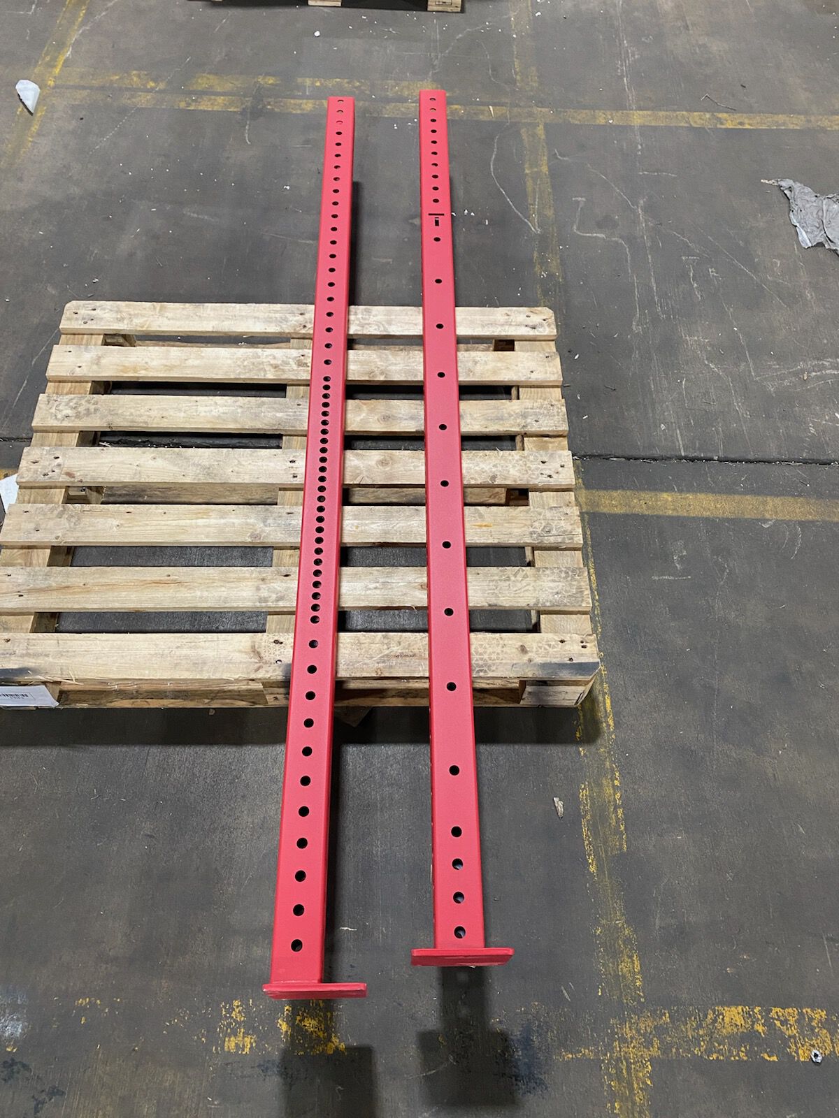 SCRATCH AND DENT - 90" X-3 Rack Uprights (Red) - Pair - FINAL SALE ...