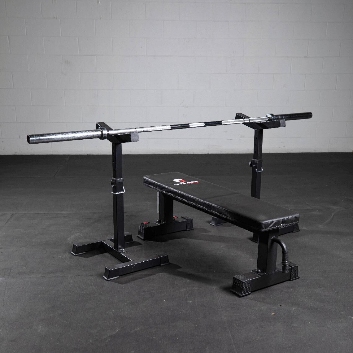 Independent Bench Press Spotter Stands – Titan Fitness