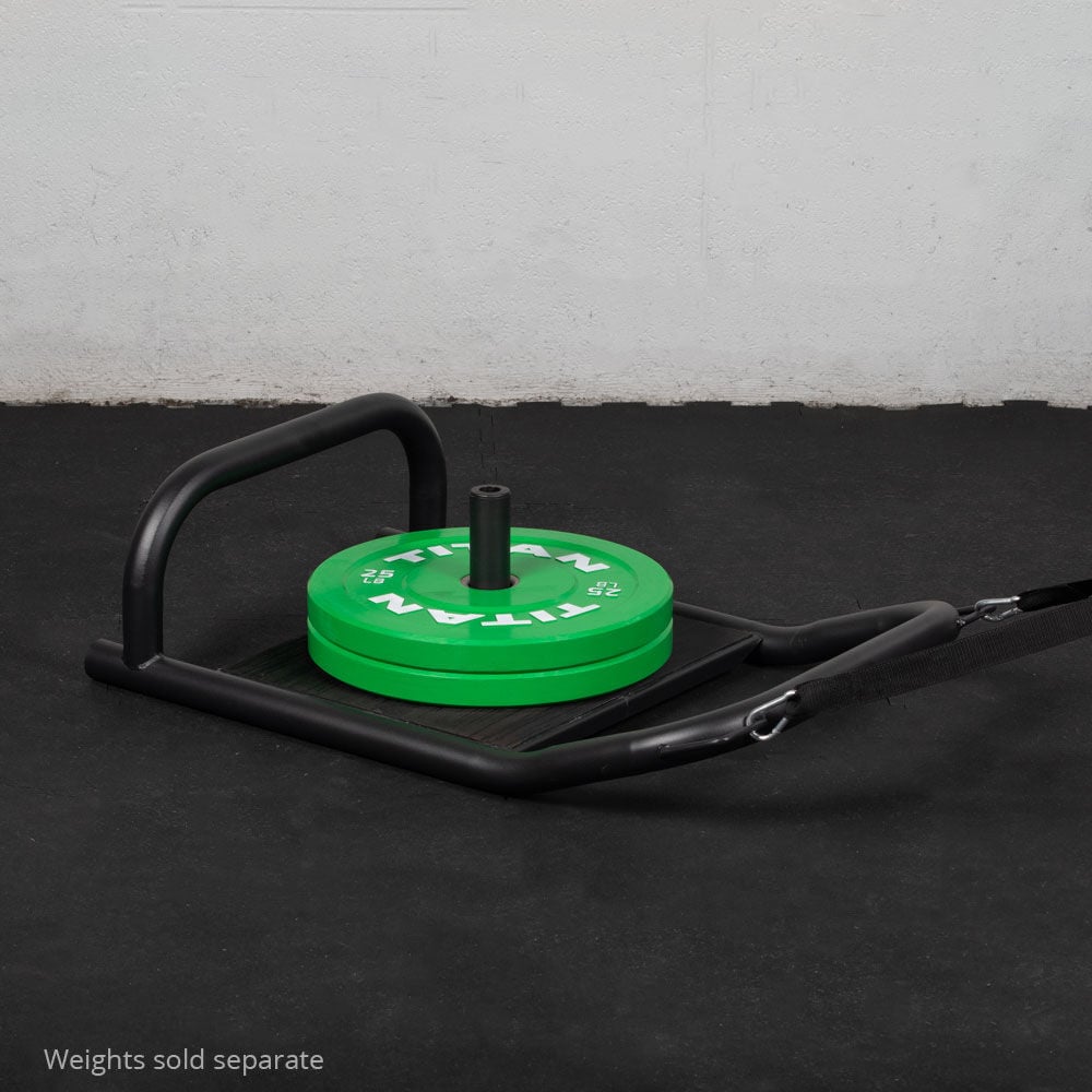 Low Bar Push Pull Drag Sled – Titan Fitness