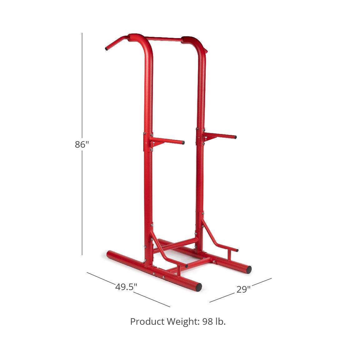 Red Outdoor Power Tower – Titan Fitness
