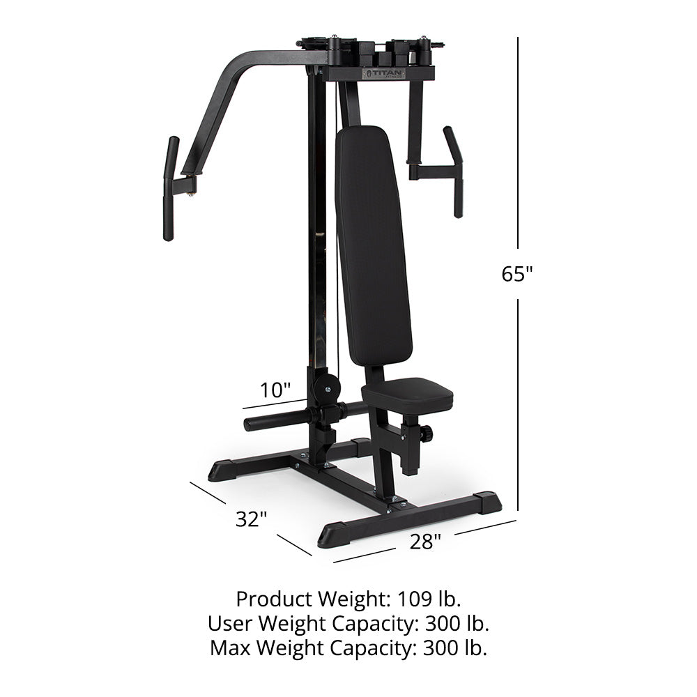 Plate-Loaded Chest Fly Machine | Titan Fitness