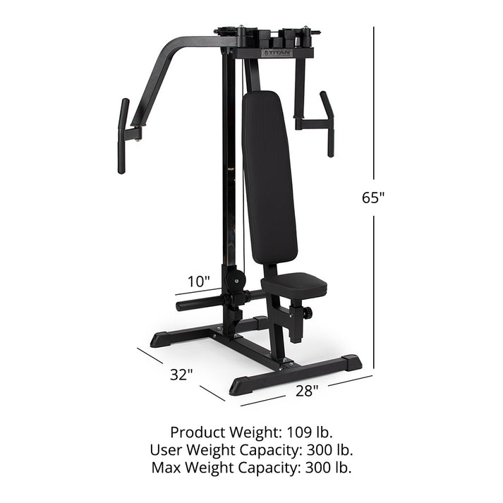 Plate-Loaded Chest Fly Machine | Titan Fitness