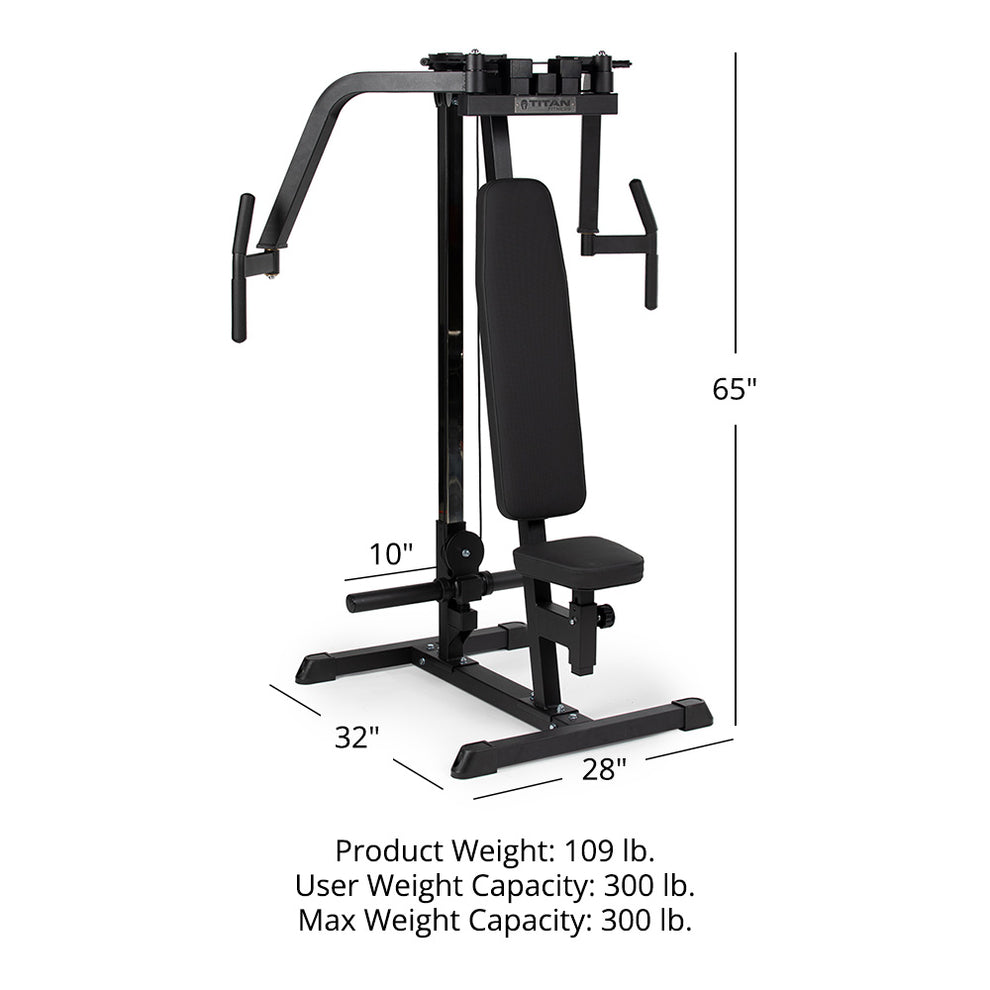 Plate-Loaded Chest Fly Machine | Titan Fitness