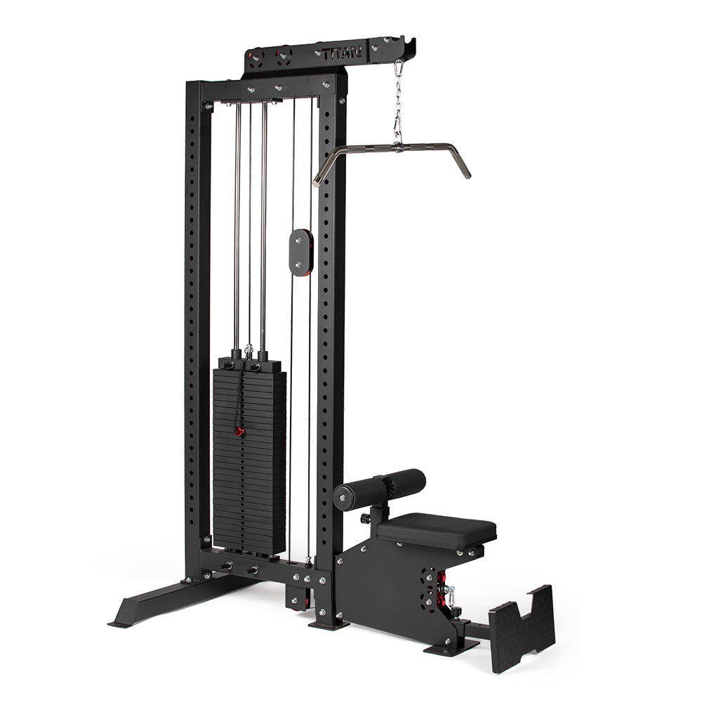 Selectorized Lat Pulldown & Low Row Machine | Titan Fitness
