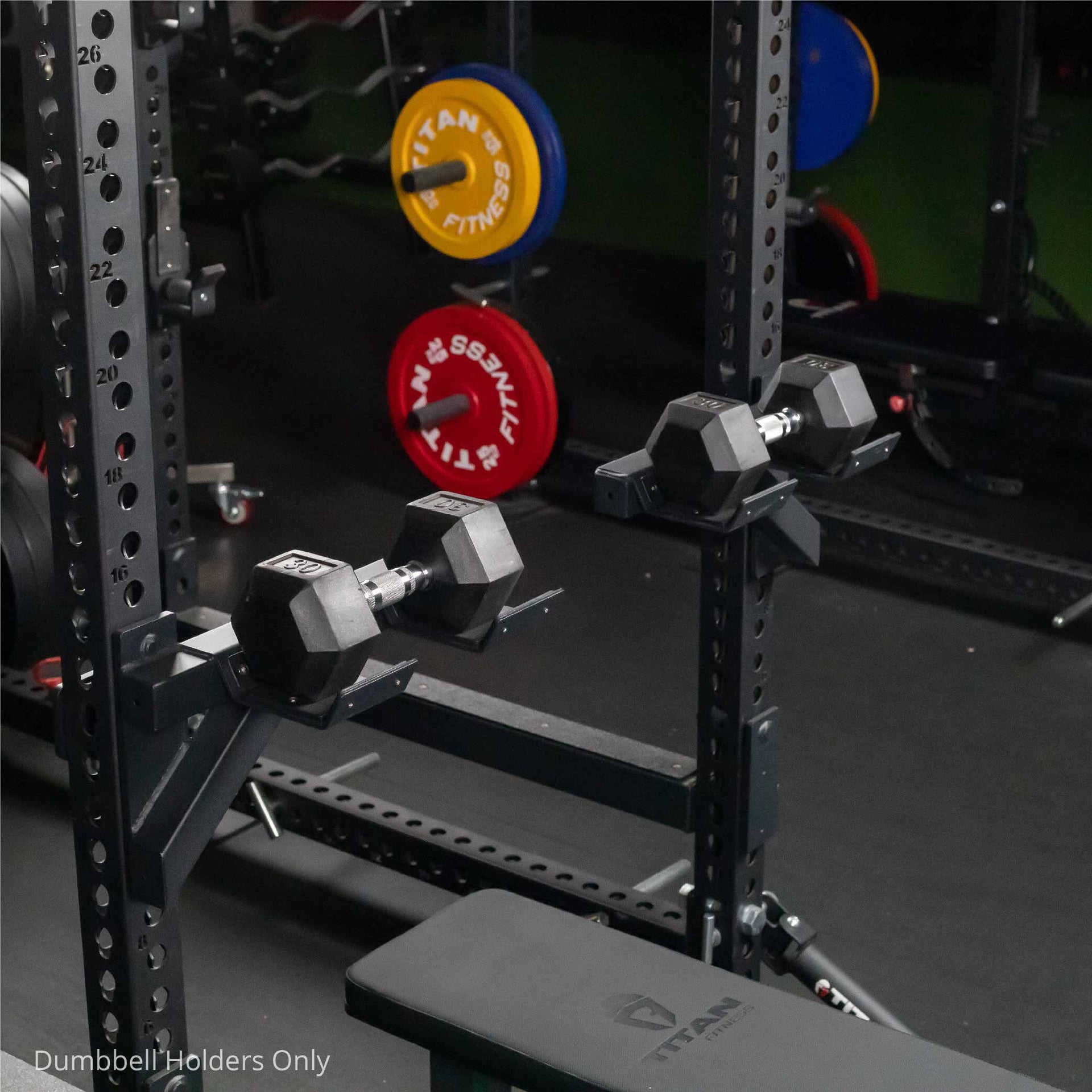 X-3 or TITAN Series Dumbbell Holders – Titan Fitness