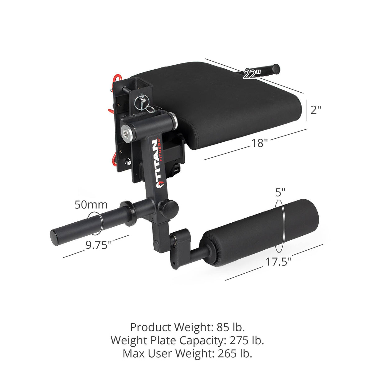 T-3 or X-3 Series Rack Mounted Leg Curl and Extensions Attachment ...