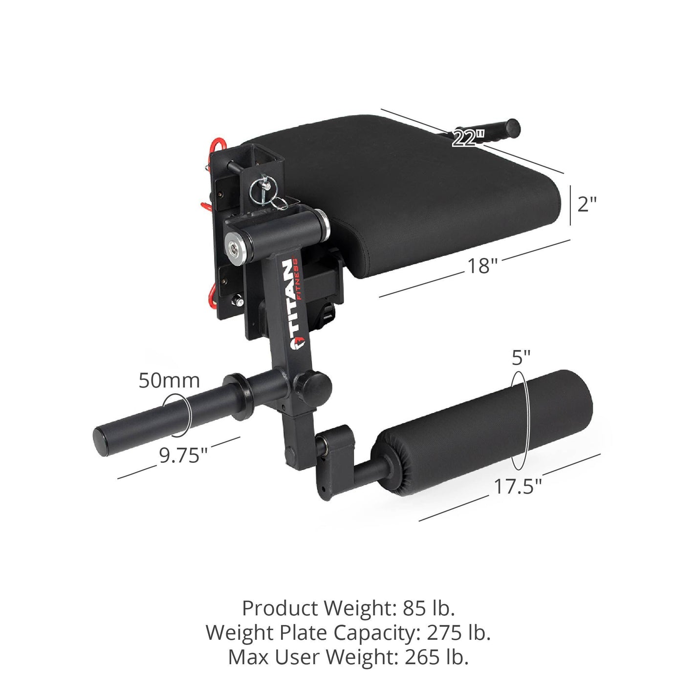 T-3 or X-3 Series Rack Mounted Leg Curl and Extensions Attachment ...