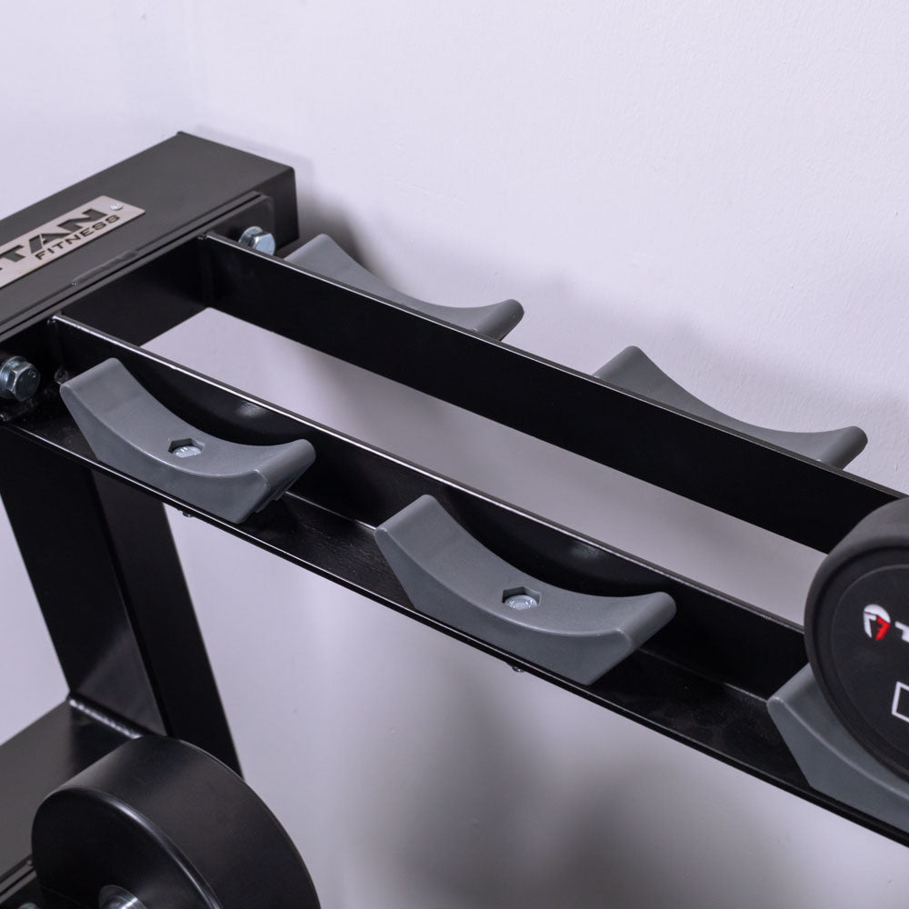 2 Tier Saddle Dumbbell Rack | Titan Fitness