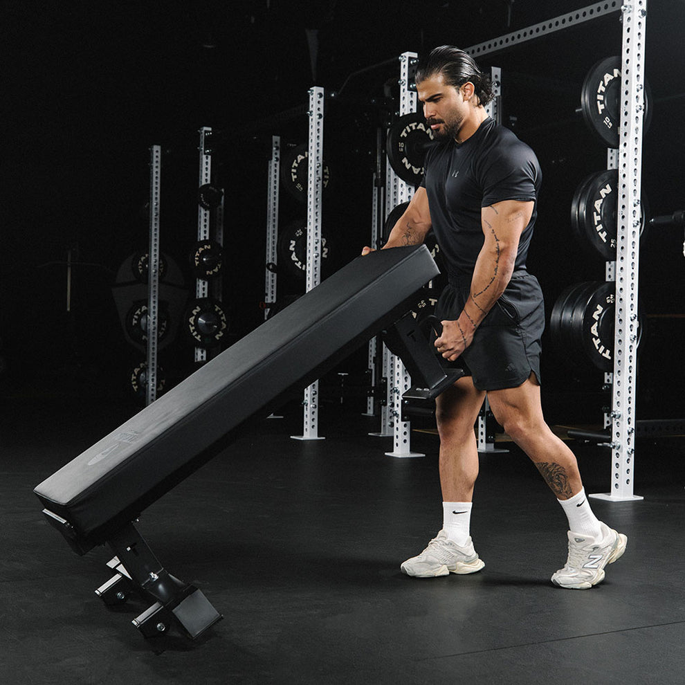 TITAN Series Single Post Flat Bench | Titan Fitness
