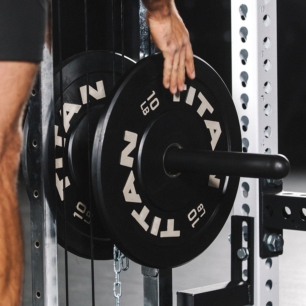 Scratch and Dent, Tall Wall and Rack Mounted Pulley Tower | Titan Fitness