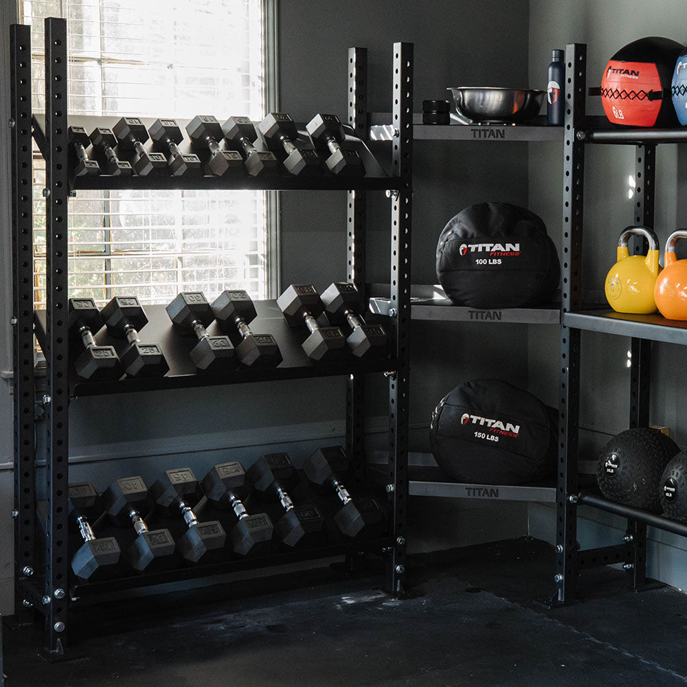Elite Series Mass Storage System with Adjustable Shelves | Titan Fitness