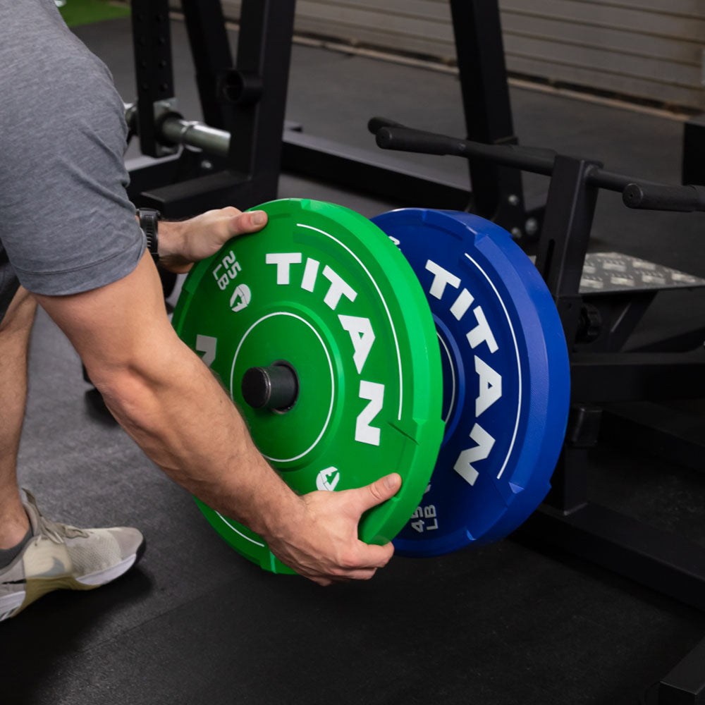 Plate-Loaded Standing T-Bar Row | Titan Fitness