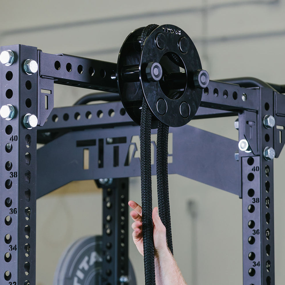 Rack Mounted Infinity Rope Pulley System – Titan Fitness