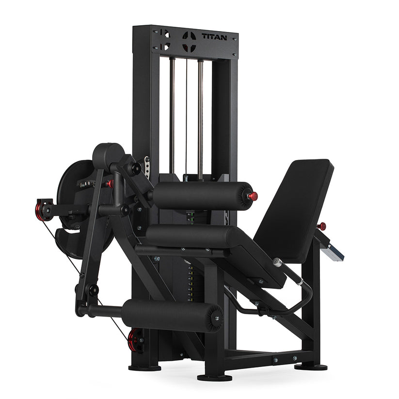 Leg Extension and Curl Machine | 10 - 250 LB Selector | Titan Fitness