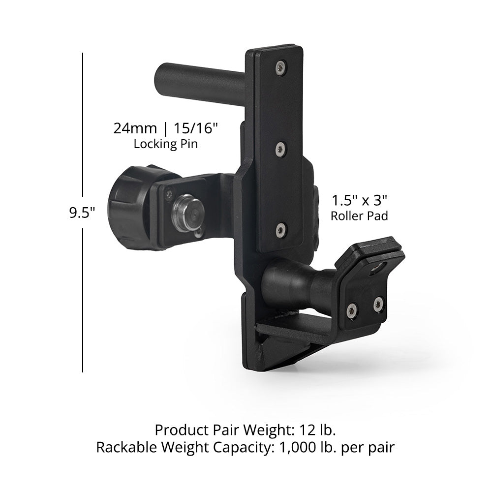 TITAN Series Quick Release Roller J-Hooks | Titan Fitness