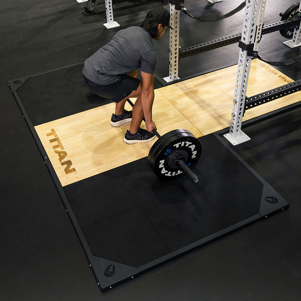 TITAN Series Power Rack Lifting Platform | Titan Fitness