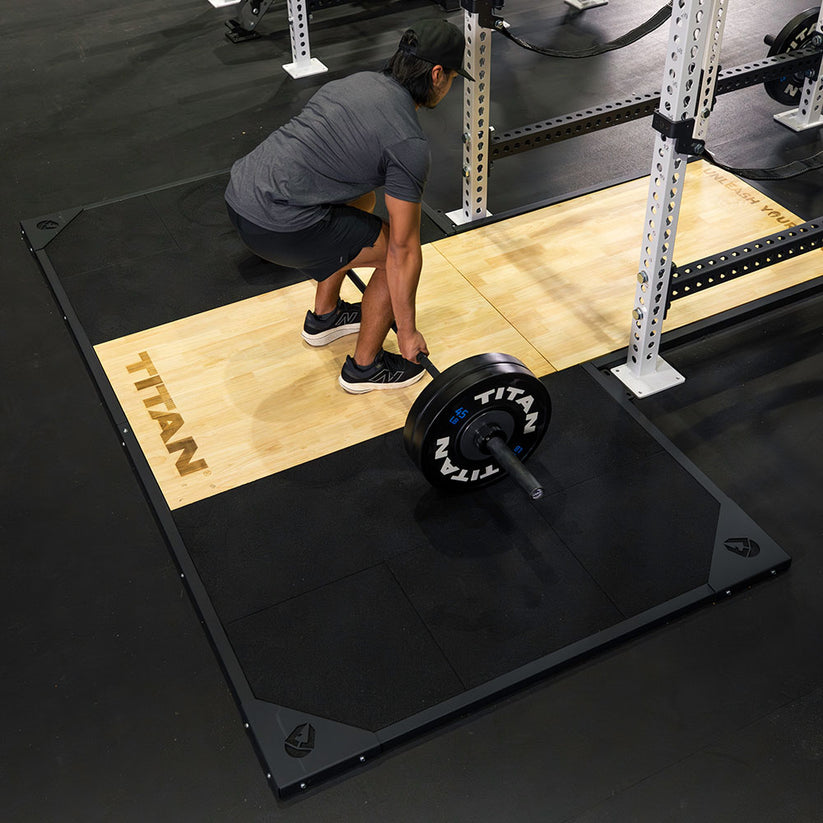 TITAN Series Power Rack Lifting Platform | Titan Fitness