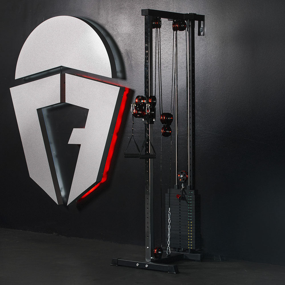 Selectorized Wall and Rack Mounted Pulley Tower - Short and Tall ...