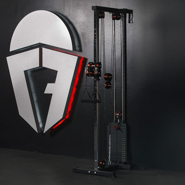 Selectorized Wall and Rack Mounted Pulley Tower - Short and Tall ...