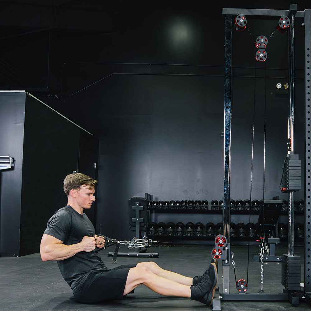 Selectorized Wall and Rack Mounted Pulley Tower - Short and Tall ...