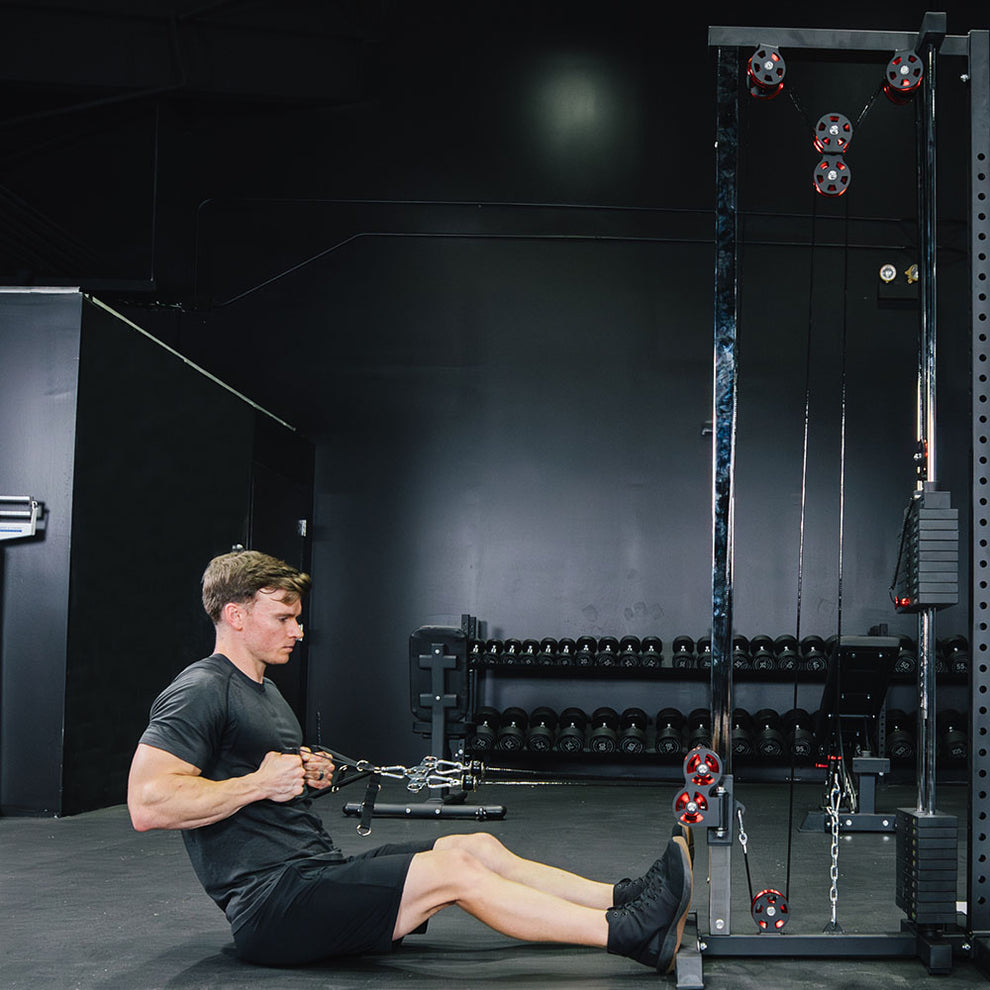 Selectorized Wall and Rack Mounted Pulley Tower - Short and Tall ...