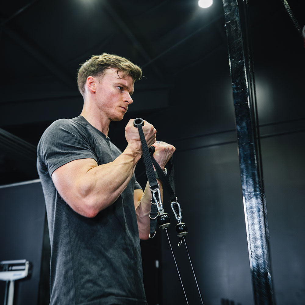 Selectorized Wall and Rack Mounted Pulley Tower - Short and Tall ...