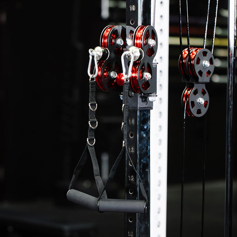 Selectorized Wall and Rack Mounted Pulley Tower - Short and Tall ...