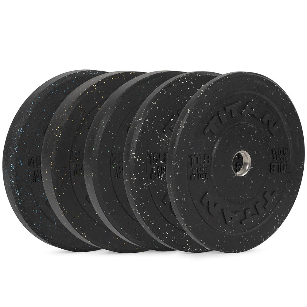 Crumb Rubber Bumper Plates | Titan Fitness