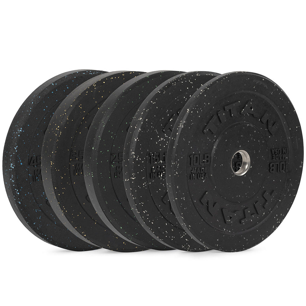 Crumb Rubber Bumper Plates | Titan Fitness
