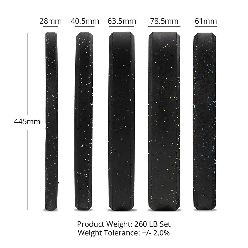 Crumb Rubber Bumper Plates | Titan Fitness