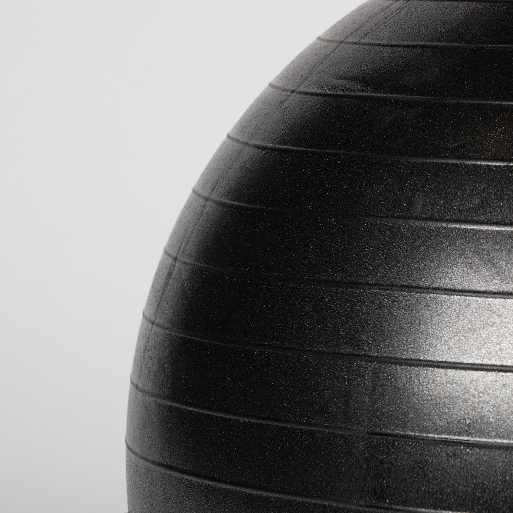 55cm Black Exercise Stability Ball – Titan Fitness