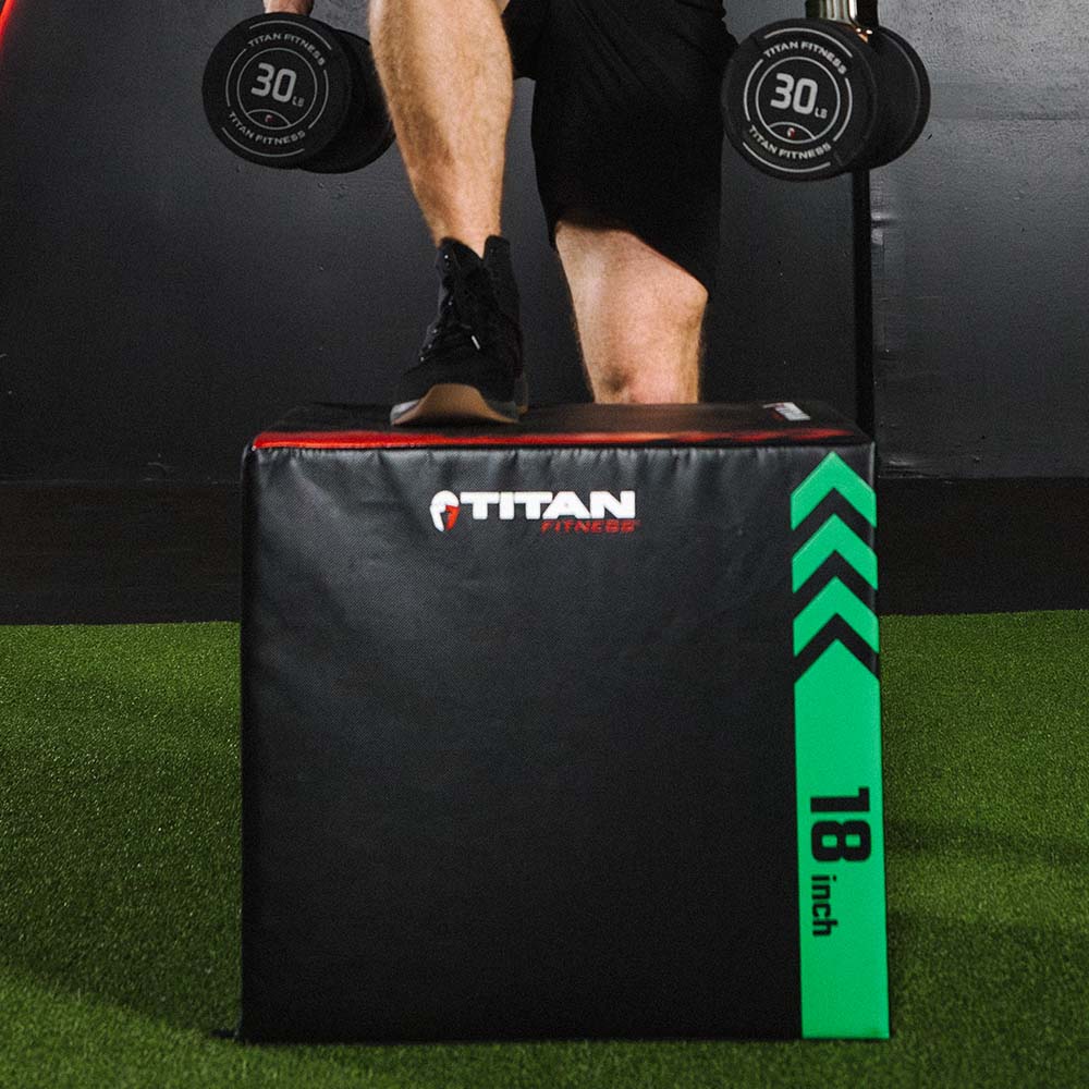 3-in-1 Heavy Foam Plyometric Box | Titan Fitness