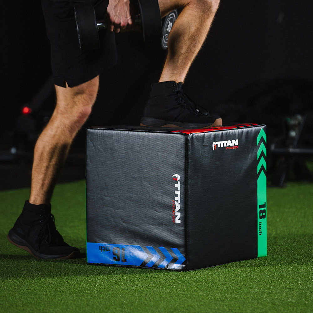 3-in-1 Heavy Foam Plyometric Box | Titan Fitness